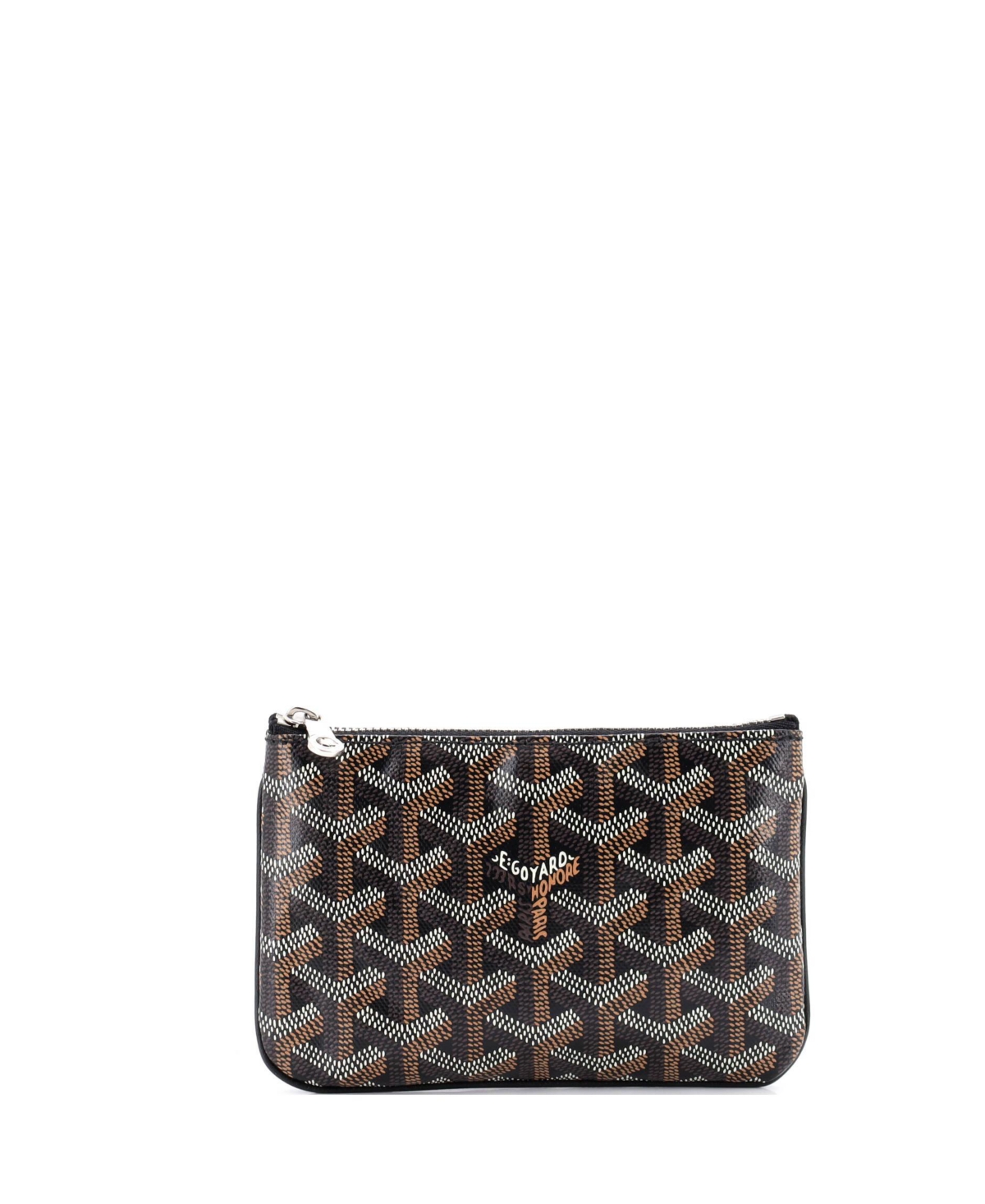 Click here for Pre-Owned Goyard Pm Senat Zip Pouch Coated Canvas... prices