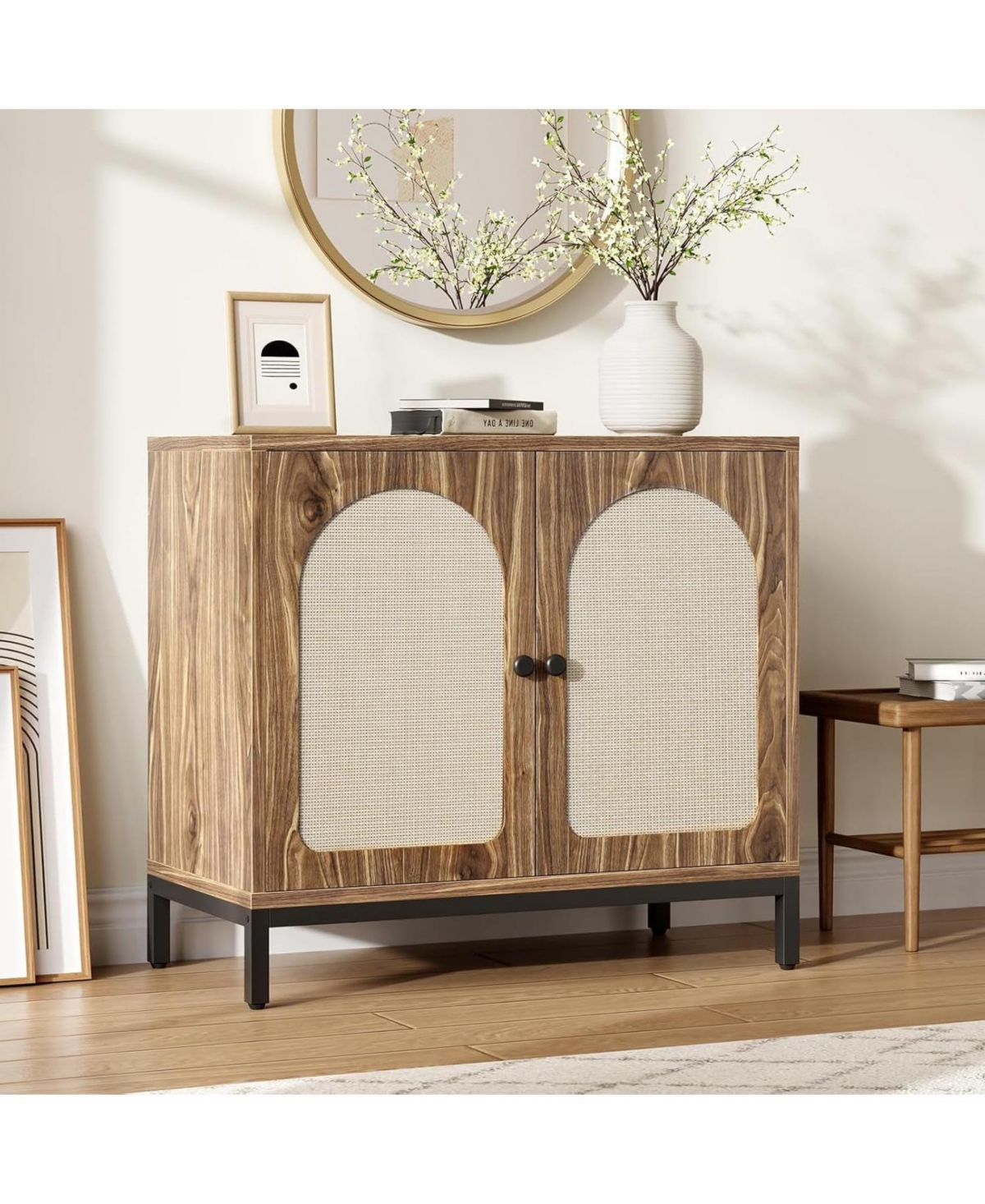 Click here for gaomon Rattan Sideboard Buffet Cabinet  Entryway T... prices