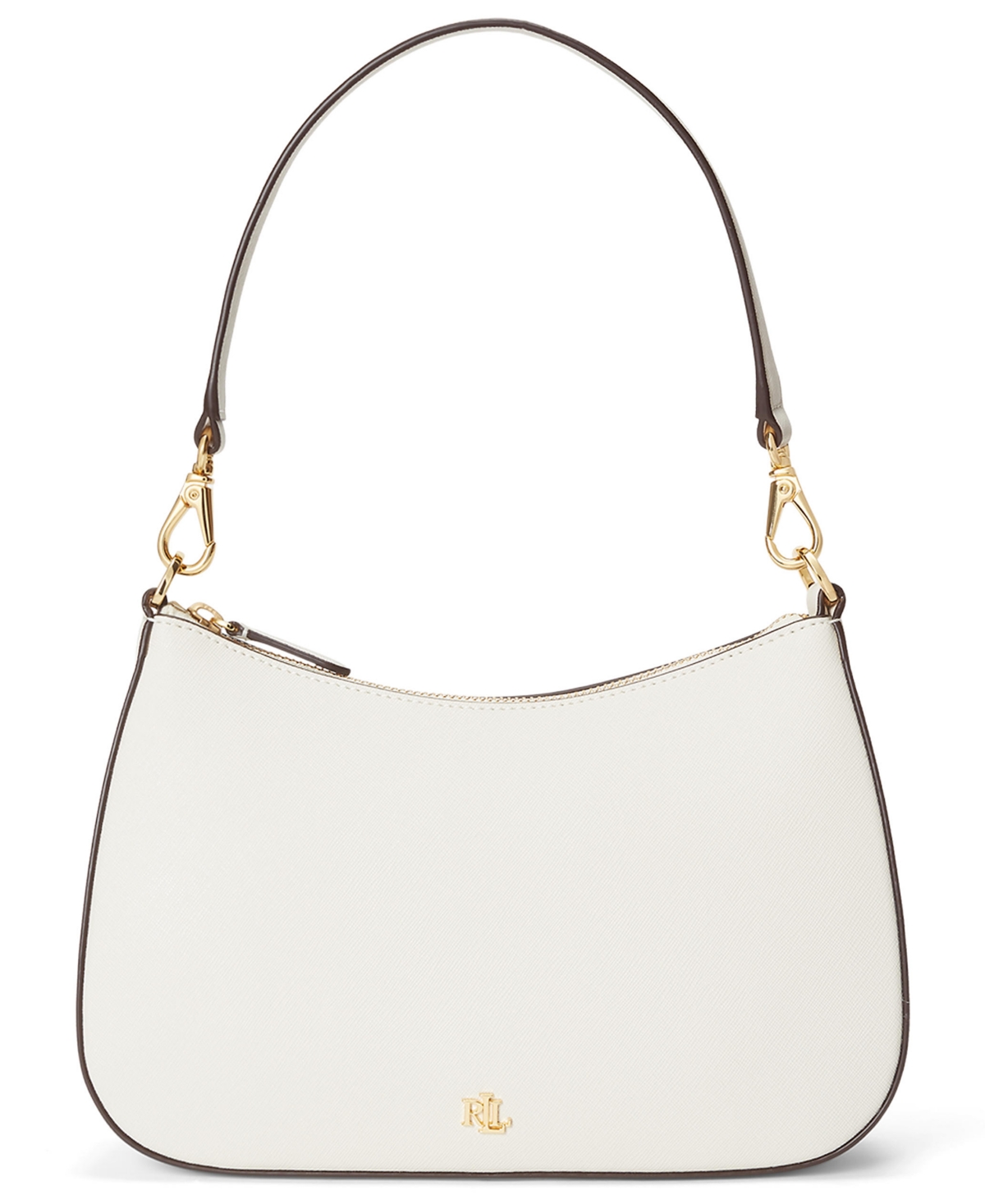 Click here for Lauren Ralph Lauren Danni Small Shoulder Bag - Whi... prices