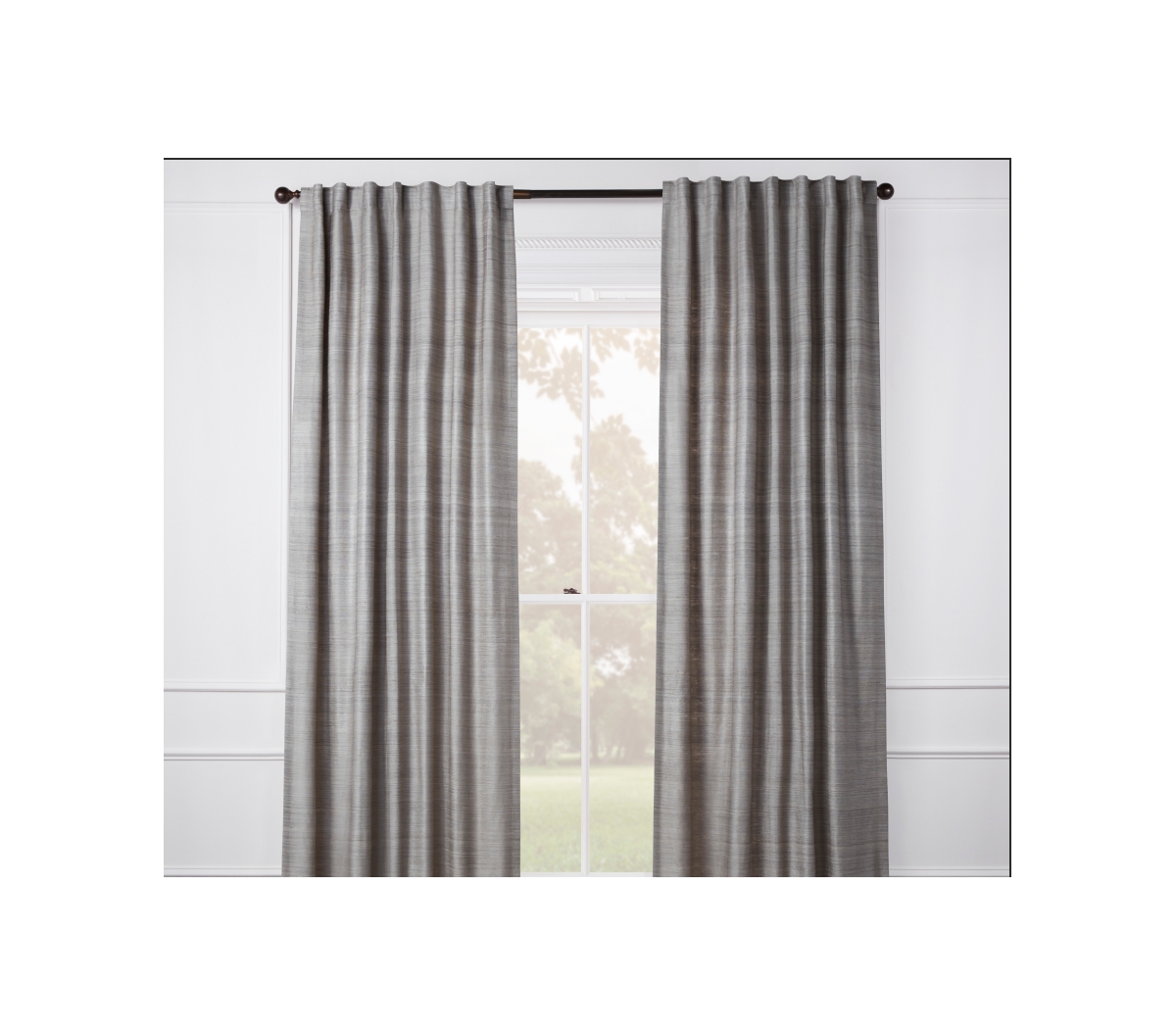 Click here for Z Gallerie Aiya Silk Curtains - Custom - Grey prices