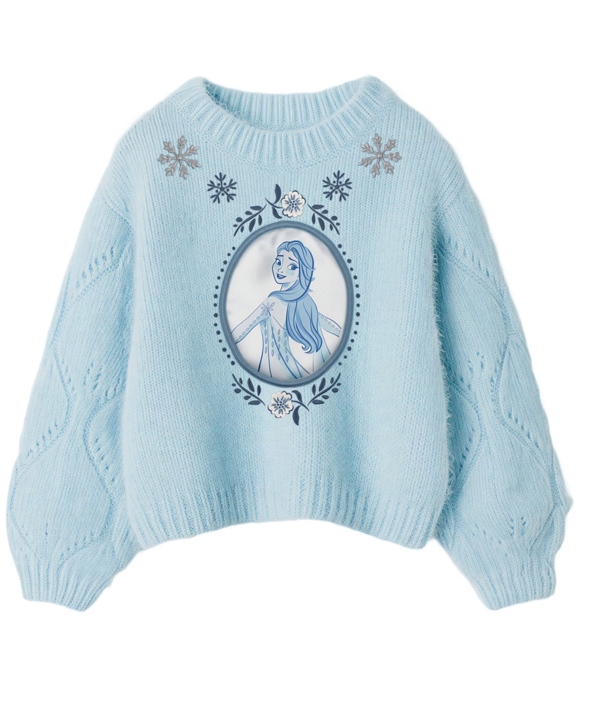 Click here for Kate Mack Girls 2T-6X Frozen Fair Isle Crewneck Sw... prices