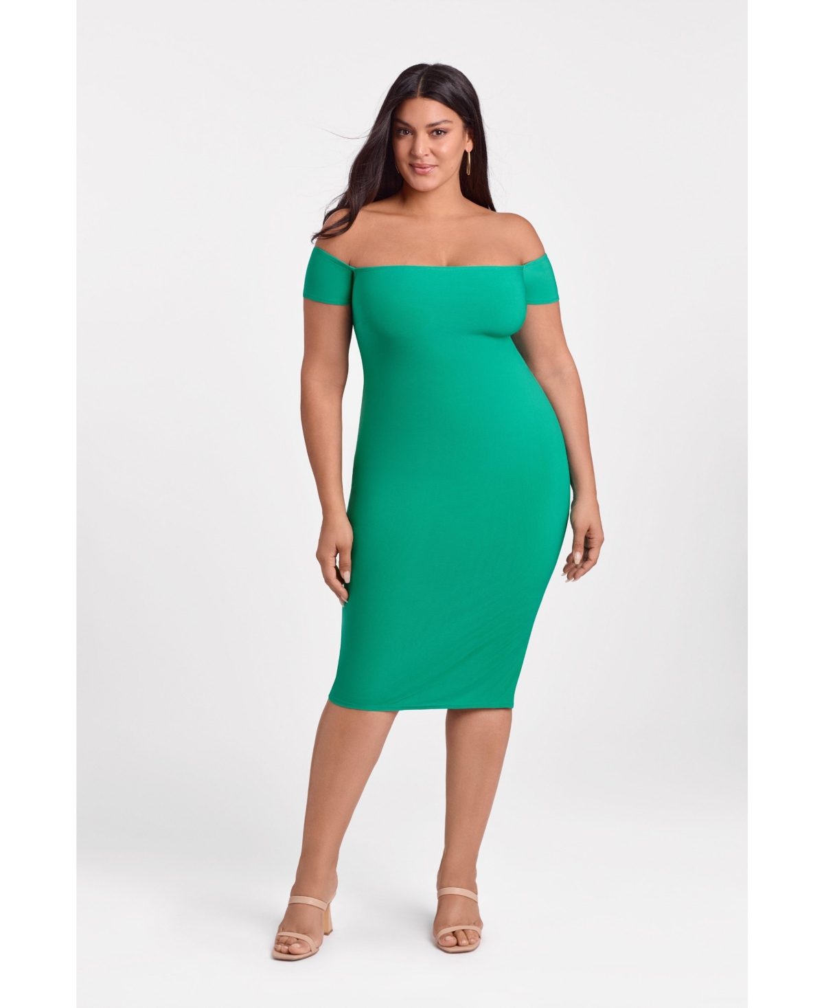 Click here for S3 Apparel Womens Sculpting Shapewear Midi Dress -... prices