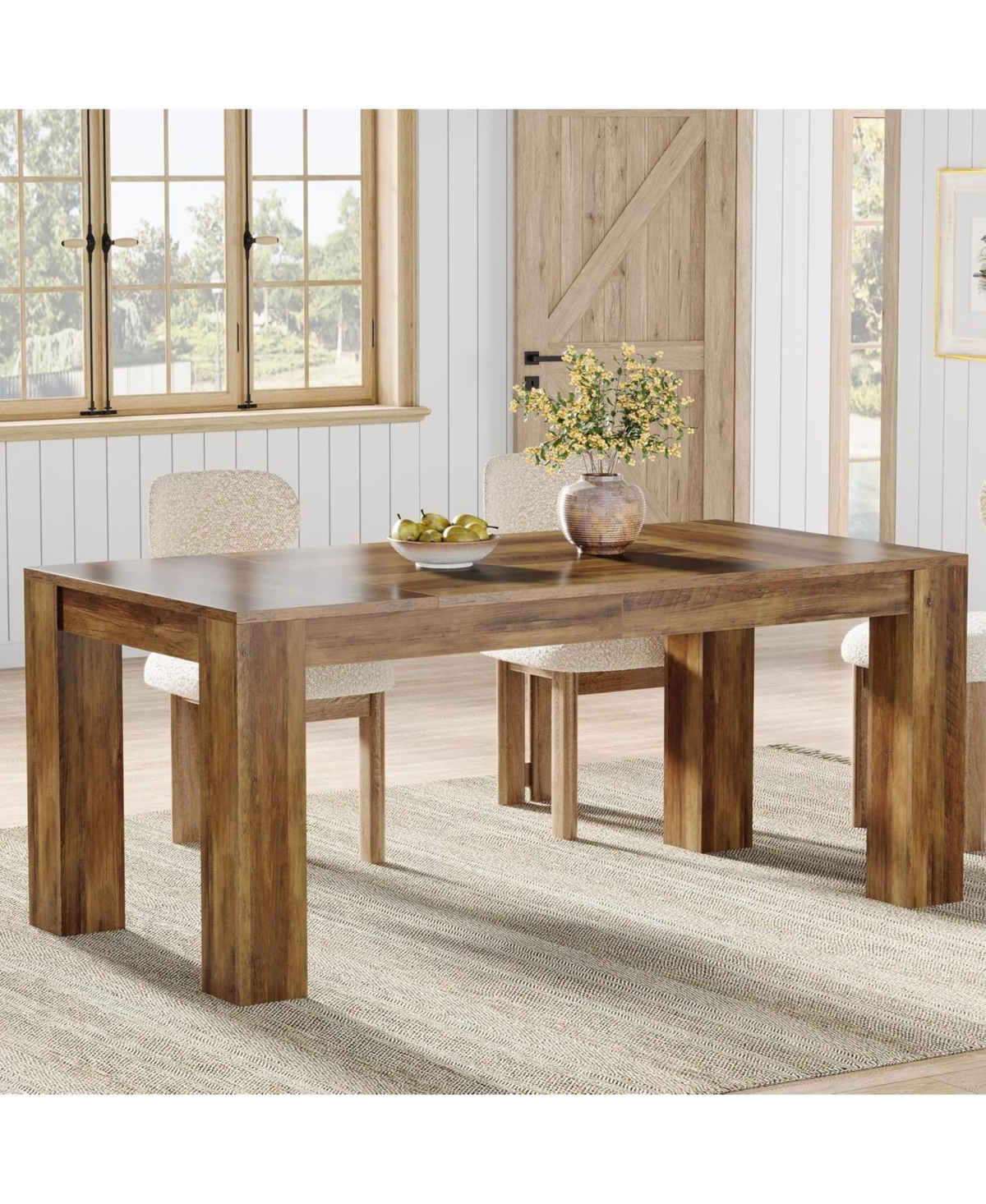 Click here for Tribesigns Dining Table for 4 to 6  Rectangular Ki... prices
