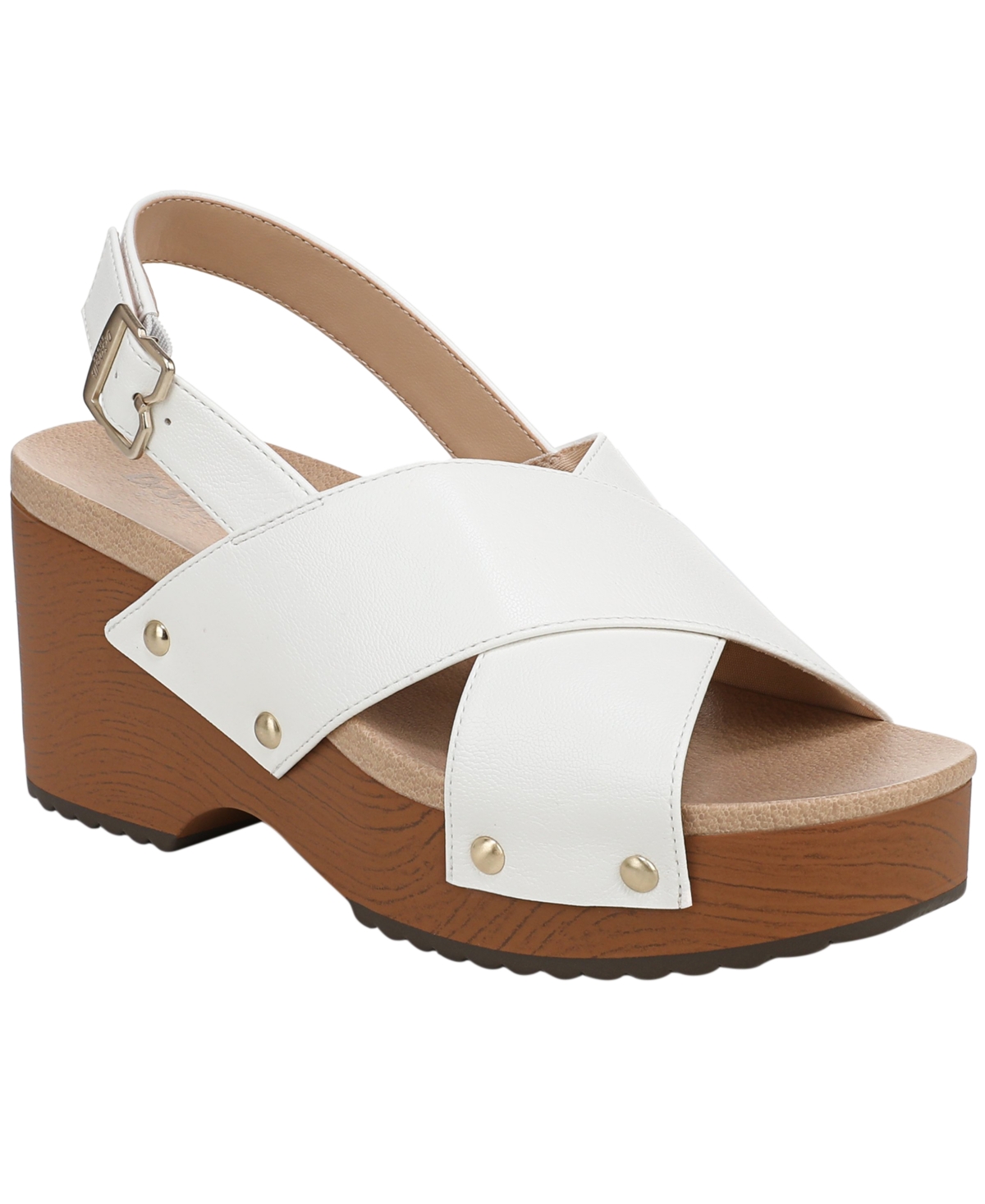 Click here for Dr. Scholls Womens Weslee Slingback Sandals - Whit... prices