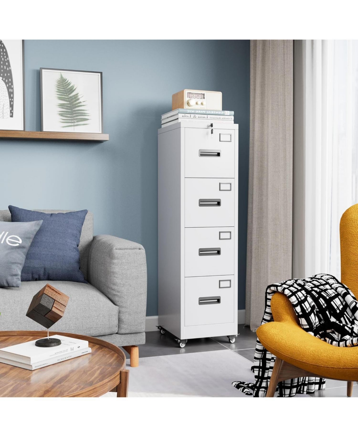 Click here for gaomon Heavy Duty Steel File Cabinet with 4 Lockab... prices