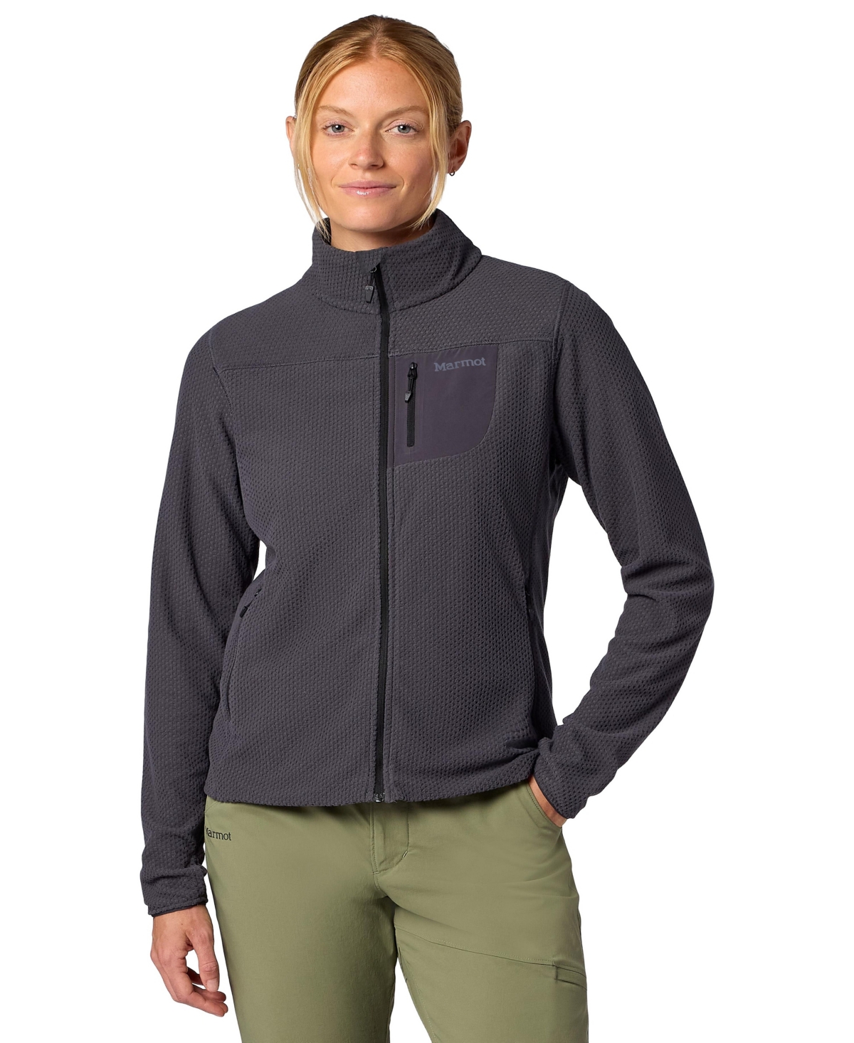 Click here for Marmot Womens AirFleece Lightweight Jacket - Black... prices
