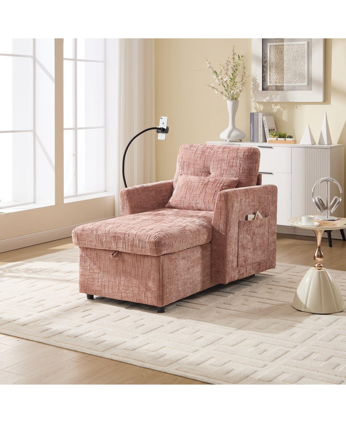 Click here for Boyel Living Multifunctional Chenille Sofa with St... prices