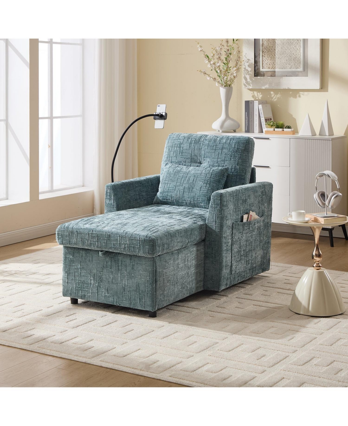 Click here for Boyel Living Multifunctional Chenille Sofa with St... prices