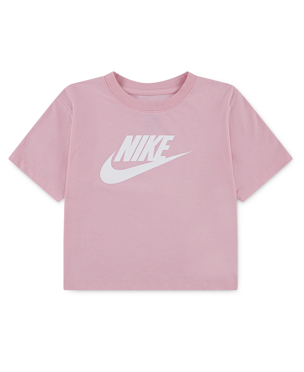 Click here for Nike Little Girls Short Sleeve Logo Boxy Tee - Med... prices