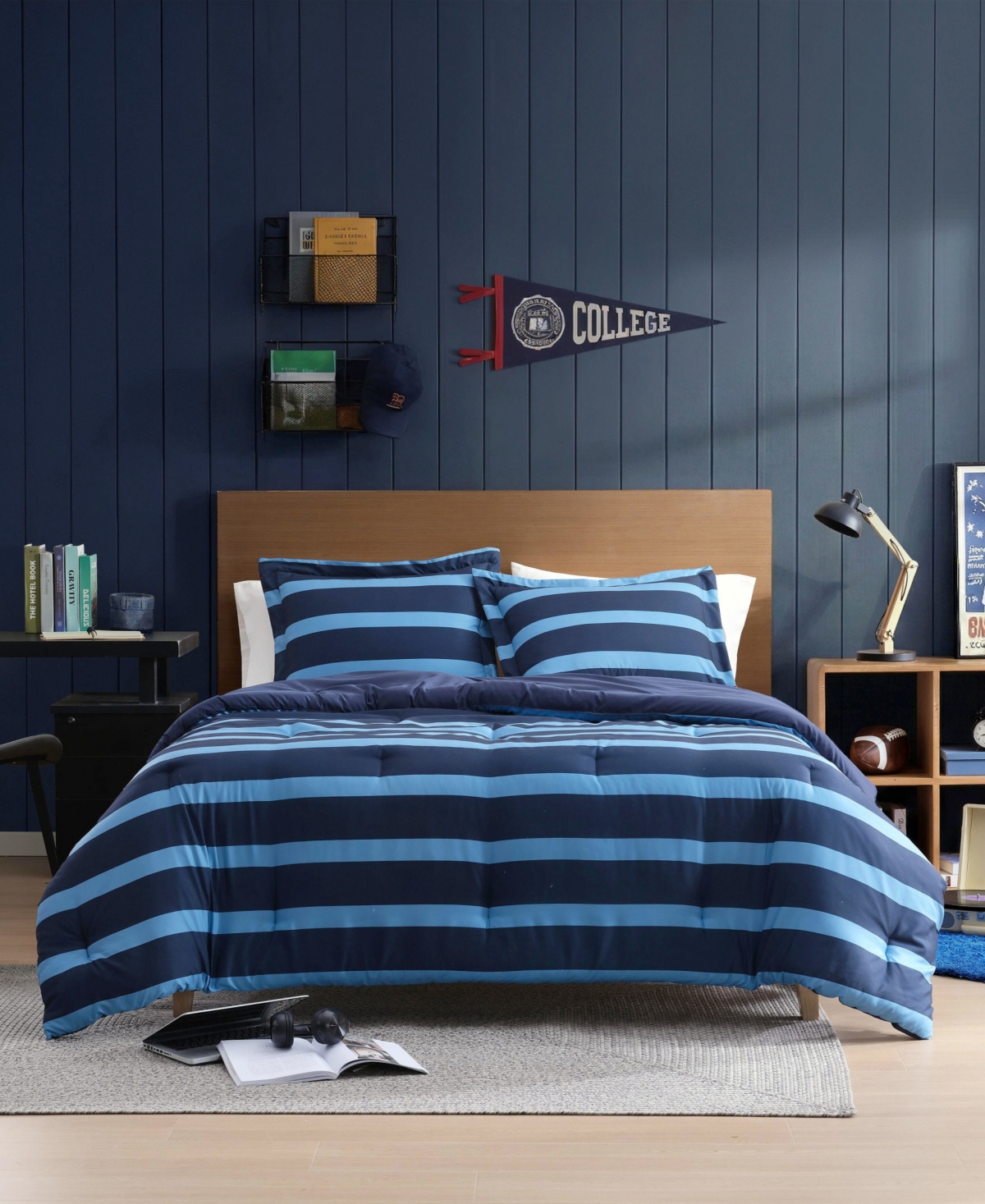 Click here for Nautica Keelson Stripe Reversible 2-Pc. Comforter... prices