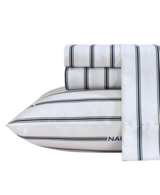 Click here for Nautica Inline Printed Microfiber Sheet Set prices