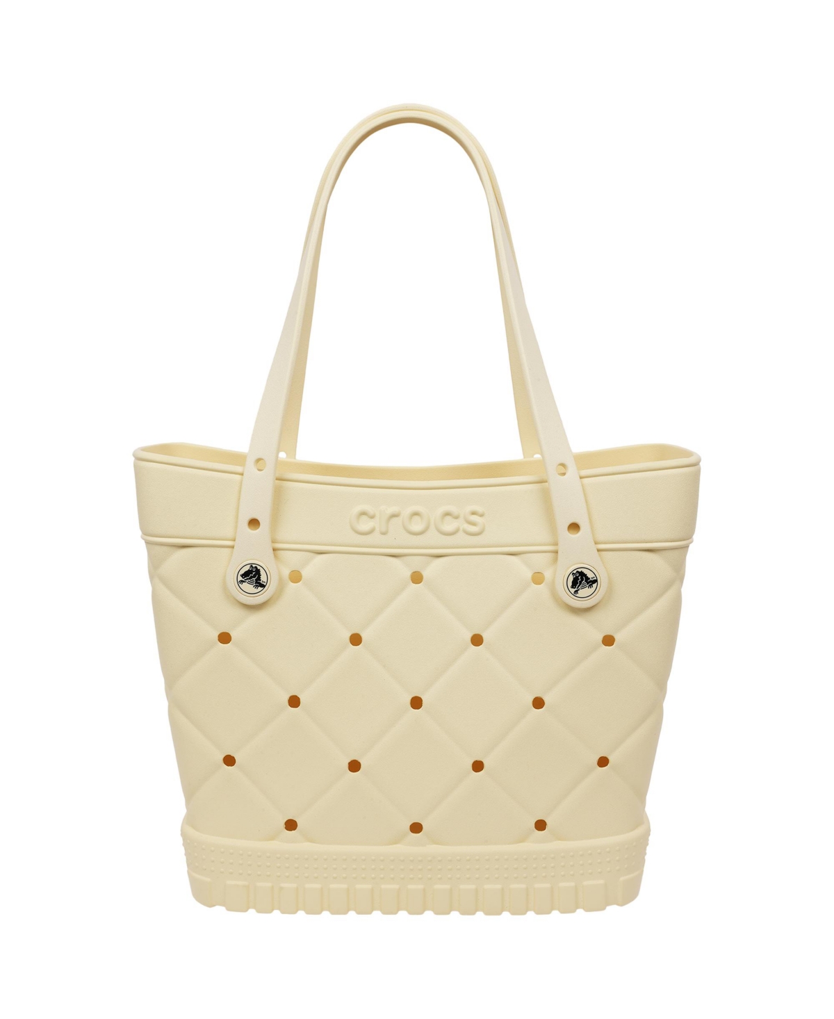 Click here for Crocs Womens Medium Quilted Tote - Yellow light prices