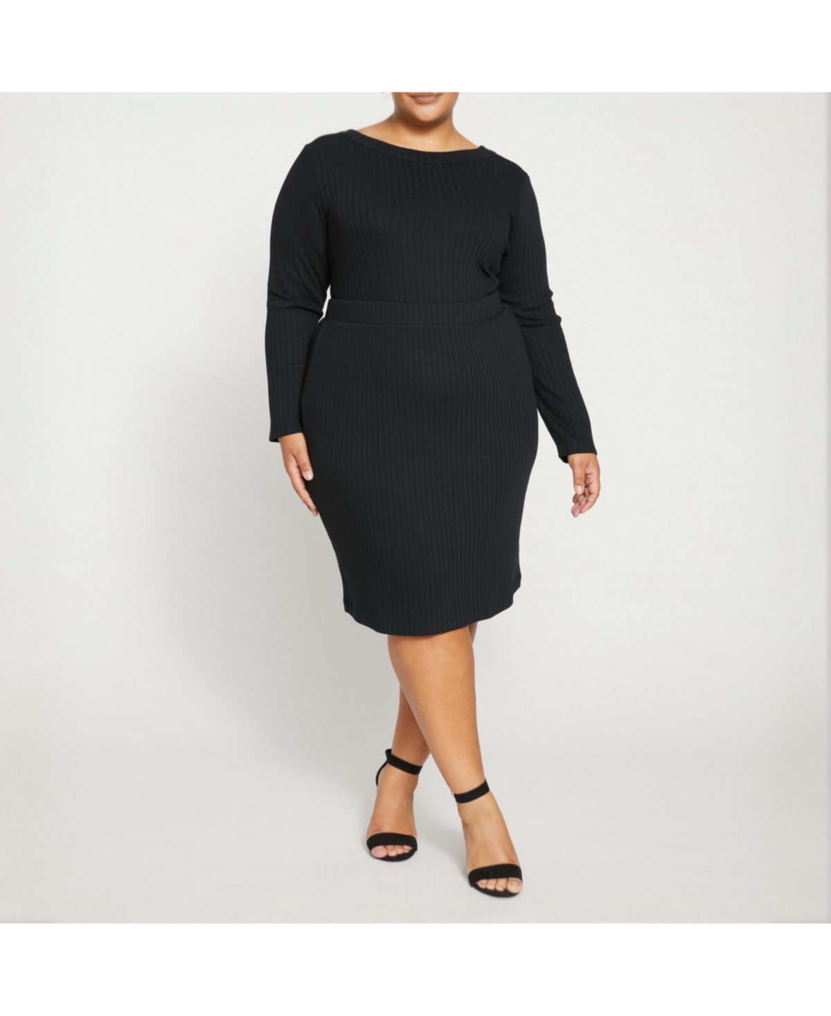 Click here for Universal Standard Womens Plus Sizes Aspen Rib Dan... prices