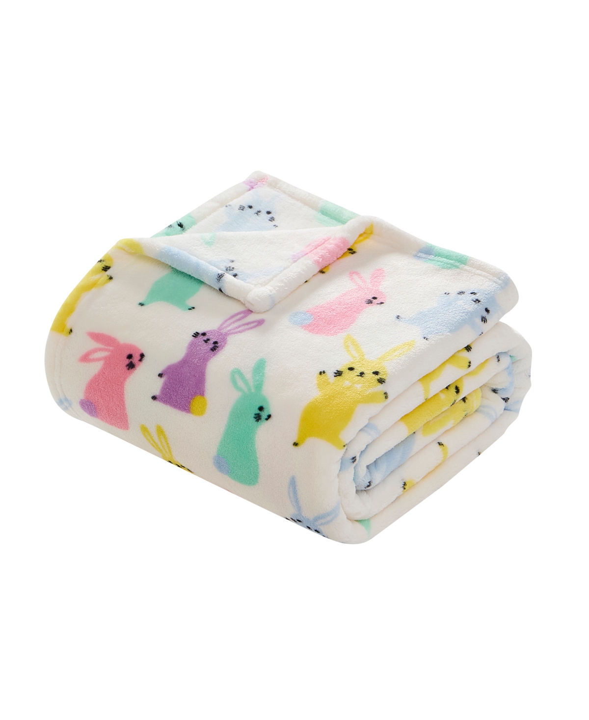 Click here for Hallmark Bunny Wonderland Plush Throw  50 x 70 - M... prices