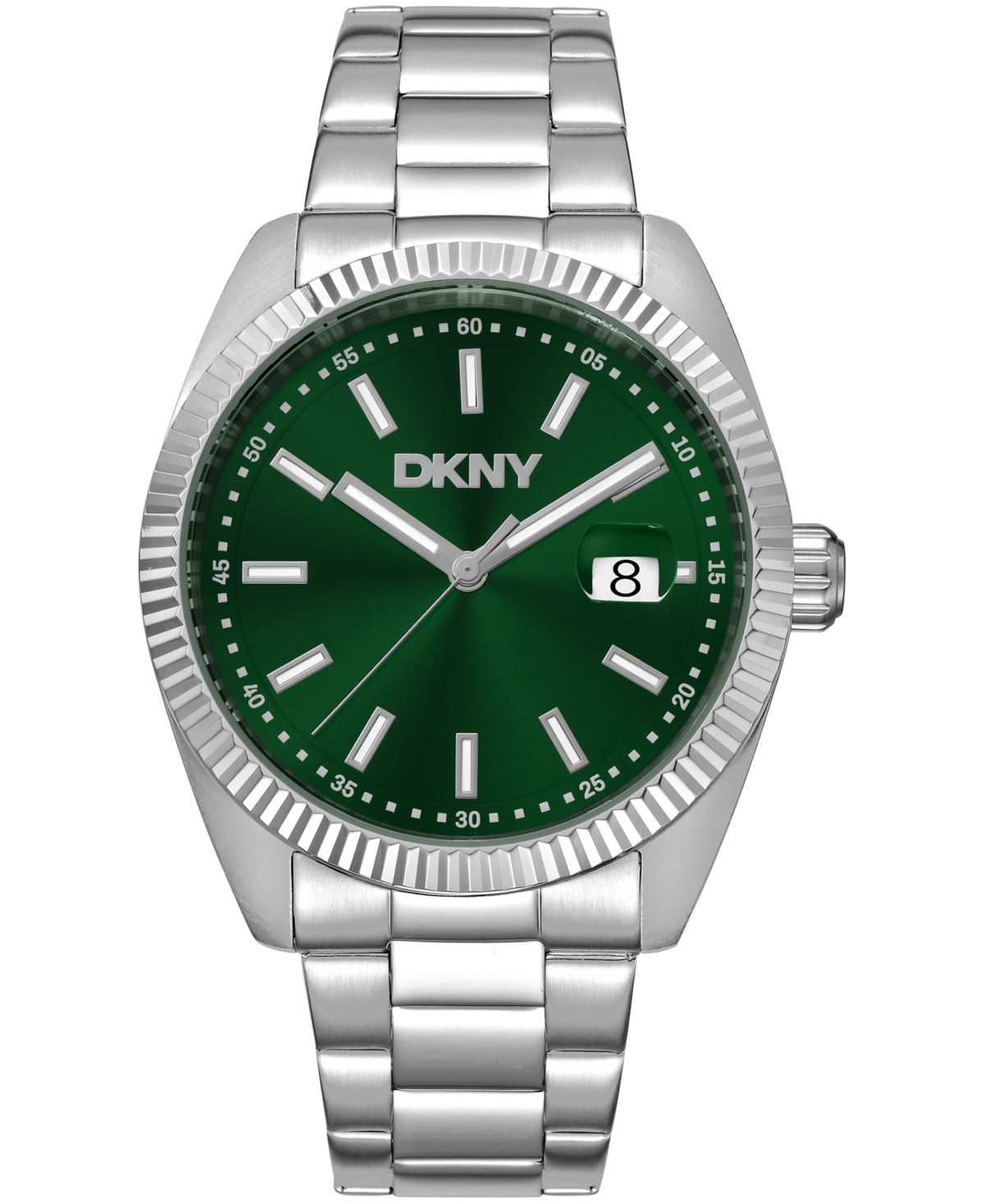 Click here for Dkny Mens Date Green Dial Stainless Steel Bracelet... prices
