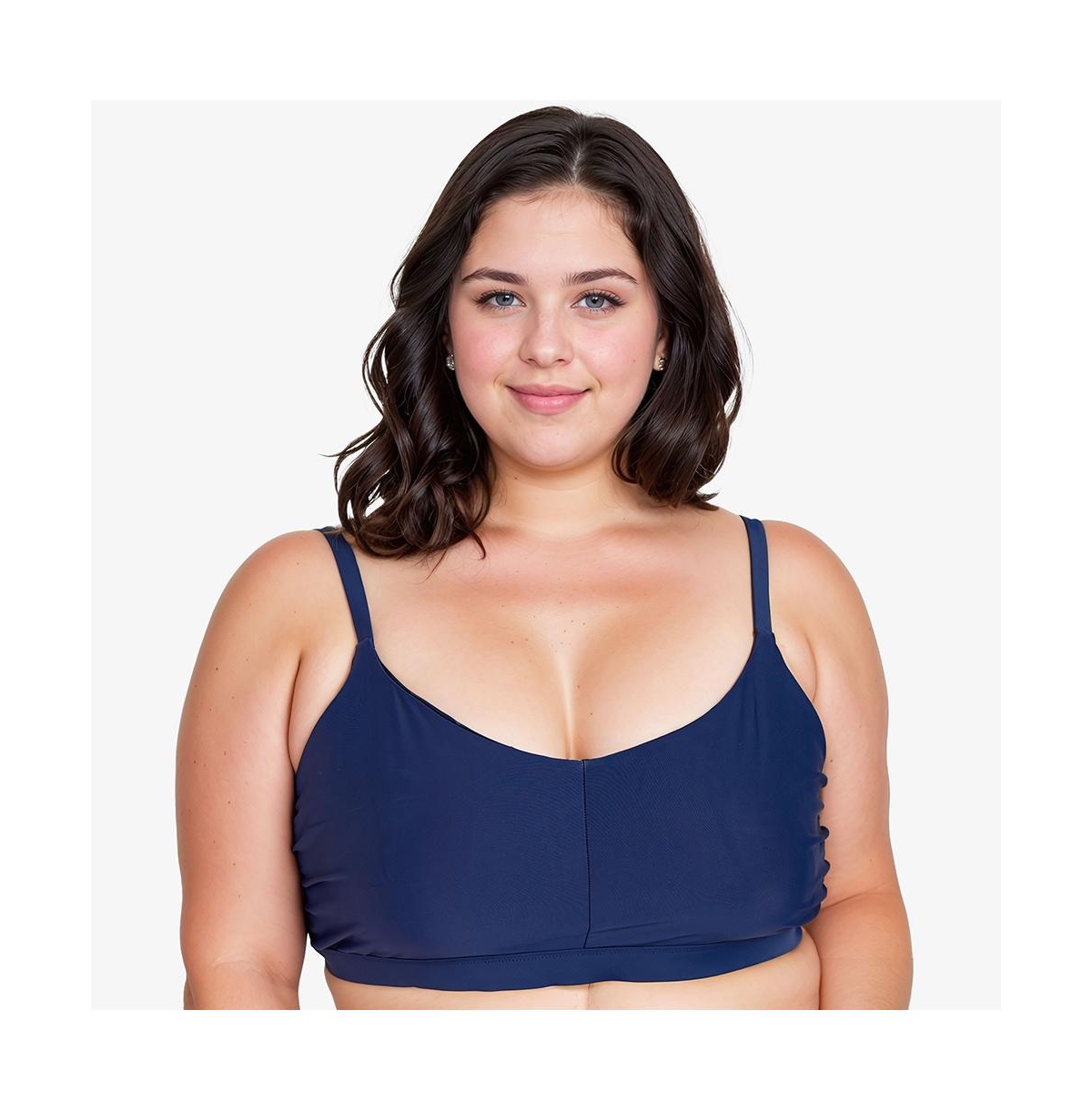 Click here for Calypsa Plus Size Adjustable Strap Clasp Swim Bra... prices