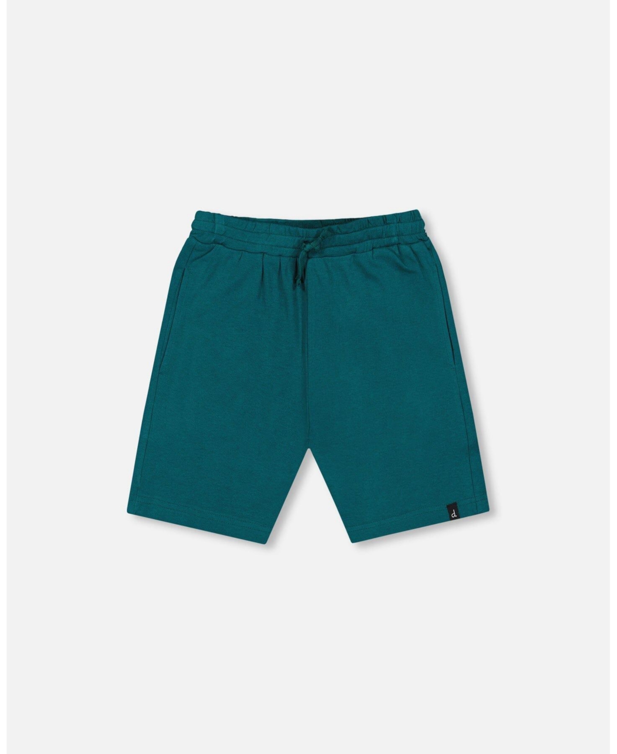 Click here for Deux par Deux Big Boys Cotton Jersey Shorts - Teal prices