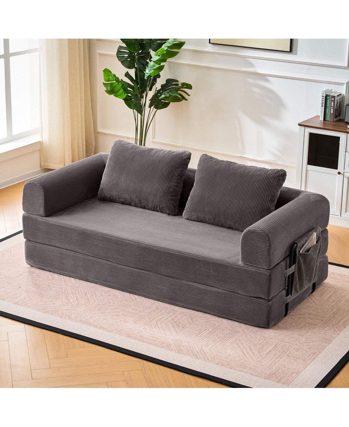 Click here for Clihome Loveseat Sofa Convertible Sleeper Sofa Bed... prices