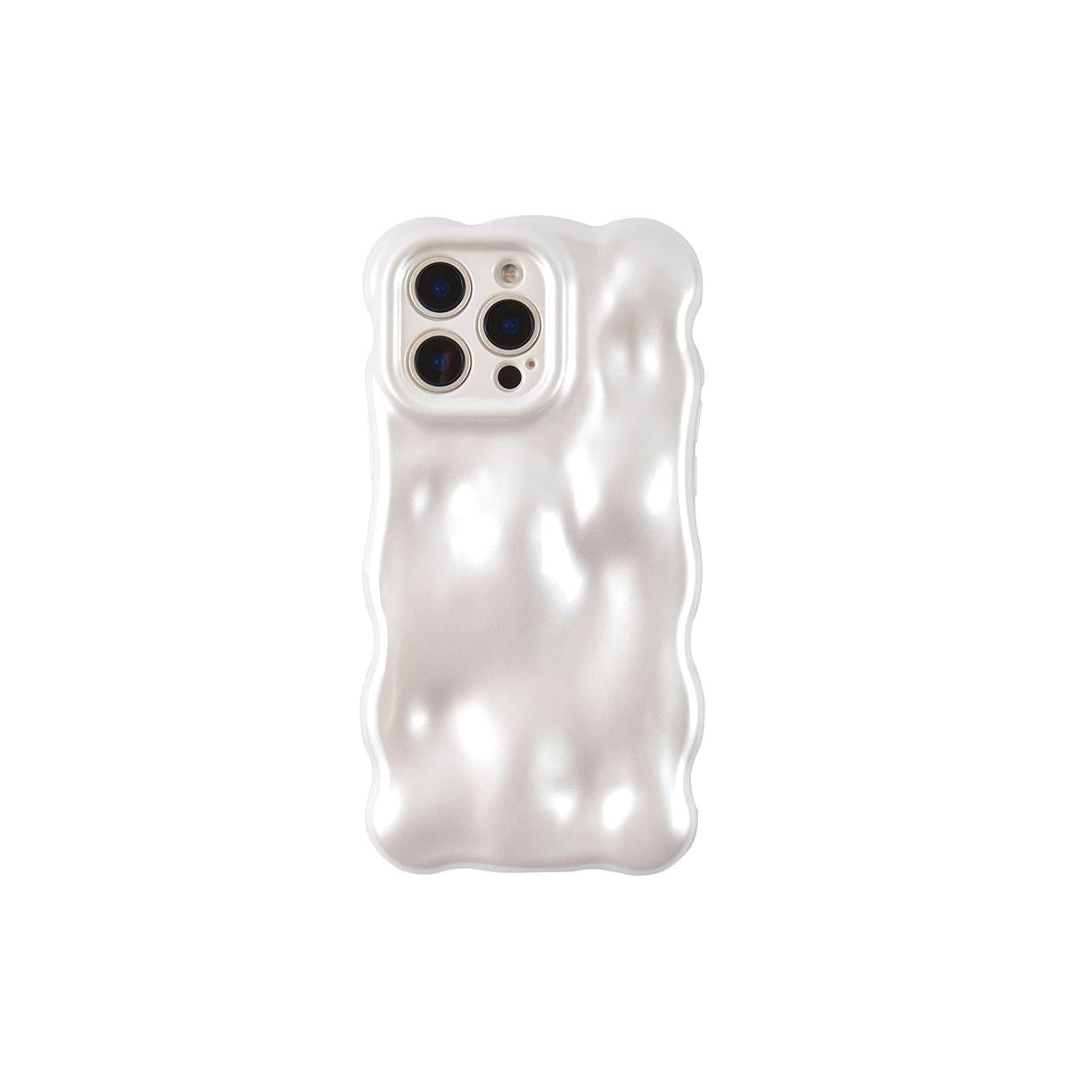 Click here for Auramma Chrome Bubbles iPhone 14 Pro Case - White prices