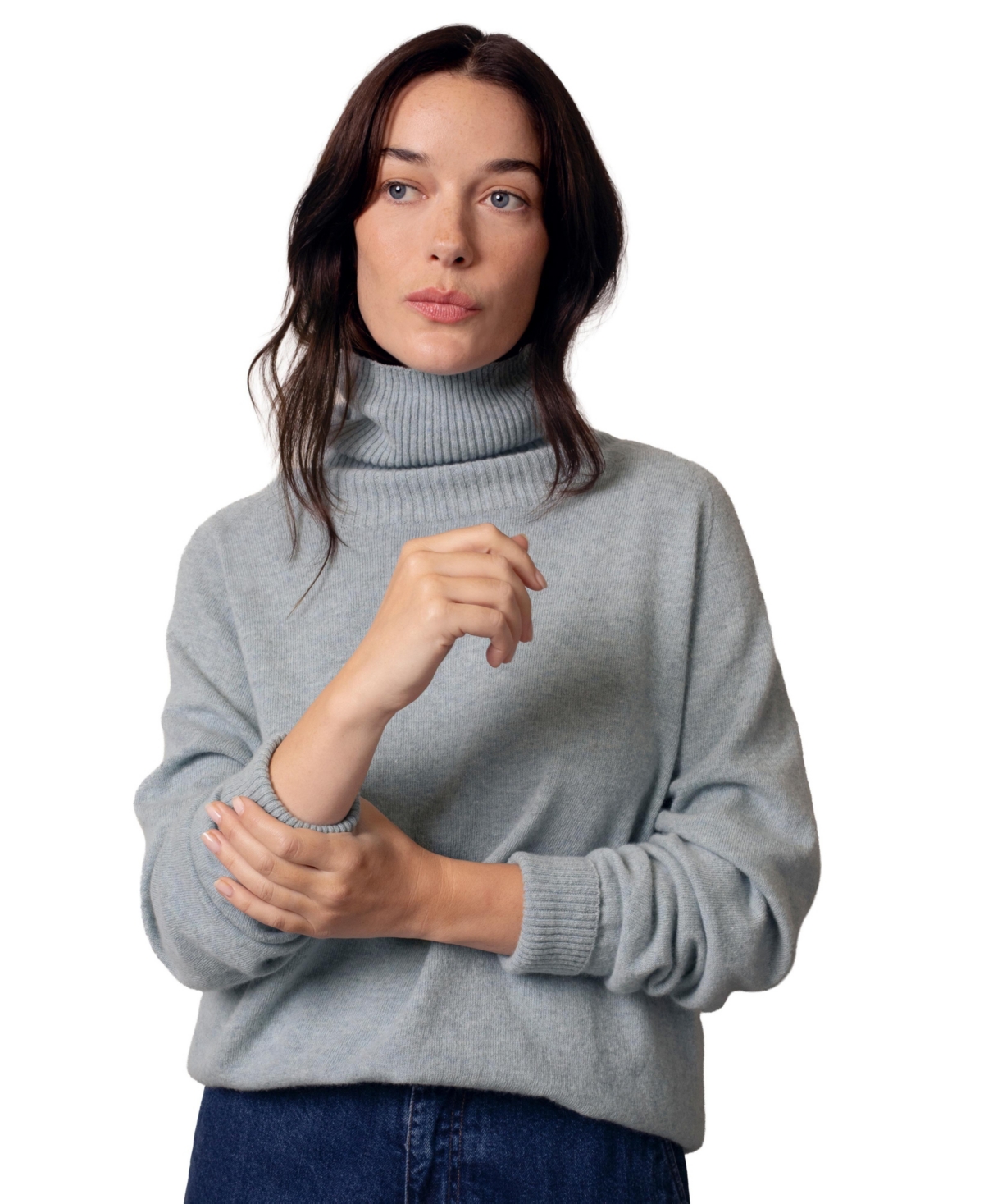 Click here for Celtic & Co. Womens Geelong Slouch Turtle Neck Swe... prices