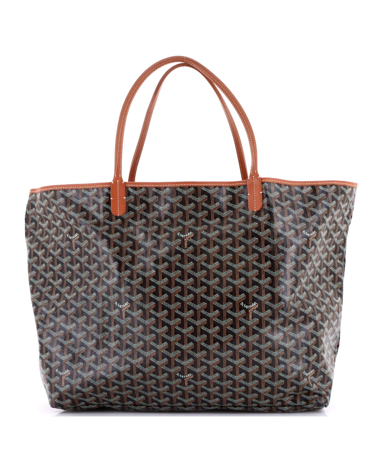 Click here for Pre-Owned Goyard Gm Saint Louis Tote Coated Canvas... prices