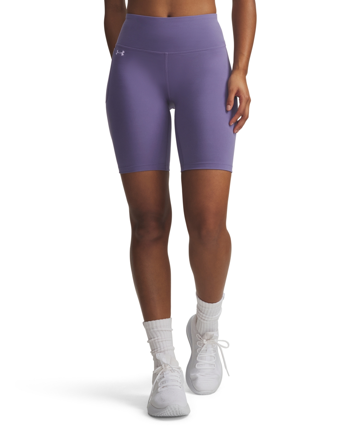 Click here for Under Armour Womens Motion Bike Pull-On Shorts - P... prices