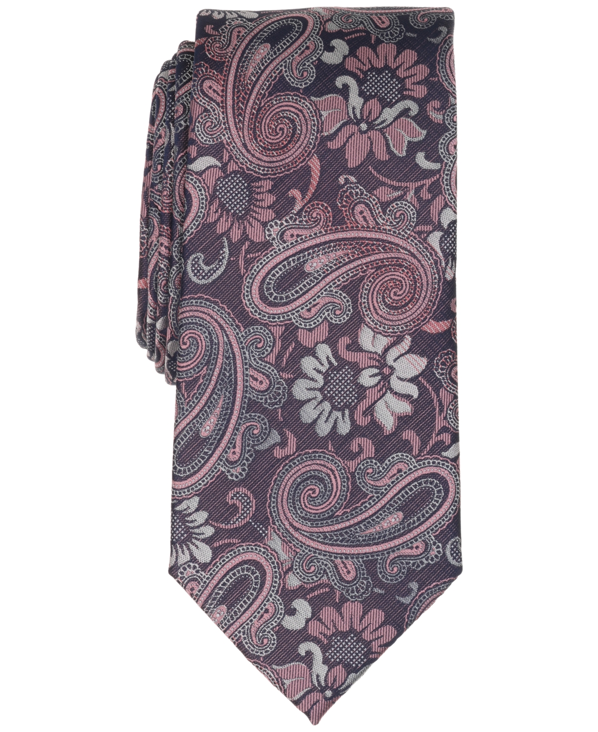 Click here for Perry Ellis Mens Moreno Paisley Tie - Pink prices
