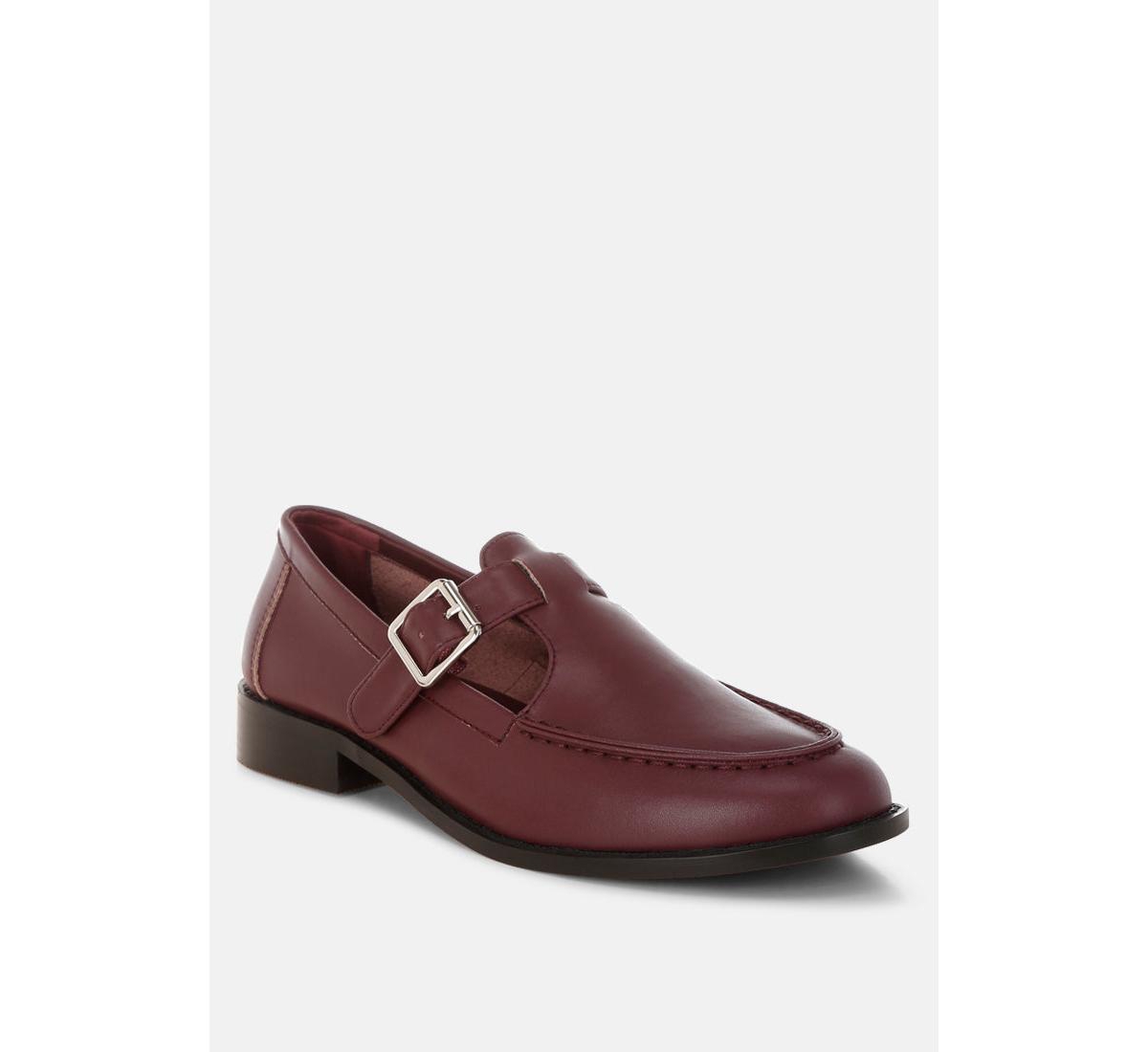 Click here for Rag & Co Womens Tesoro Low Heel Mary Jane Loafers... prices