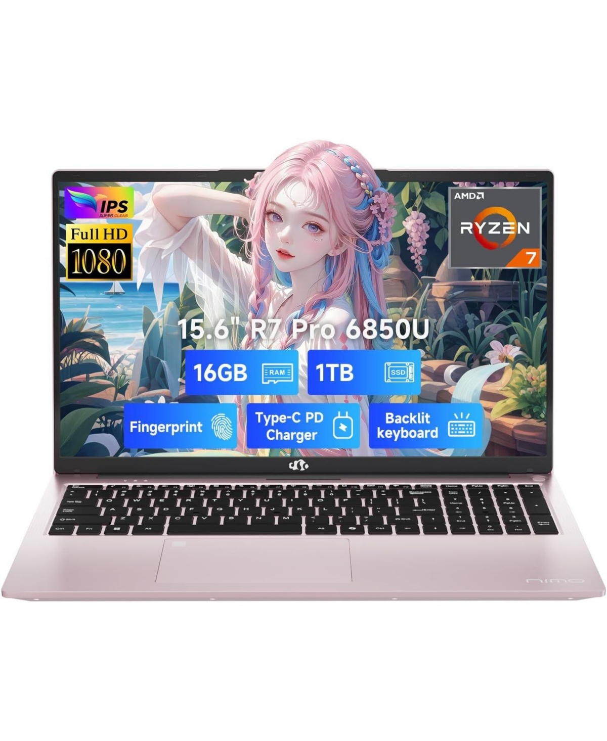 Click here for Nimo 15.6" Light-Gaming-Laptop  8 Cores Amd R... prices