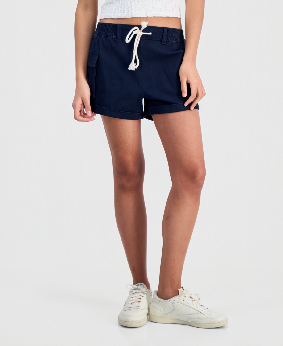 Click here for Celebrity Pink Juniors Cargo-Pocket Drawstring Sho... prices