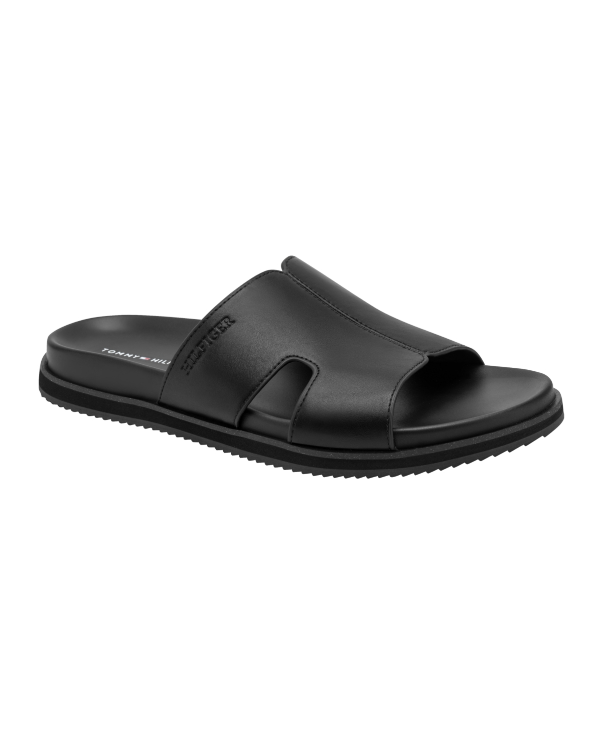 Click here for Tommy Hilfiger Mens Welch Slide Sandals - Black prices