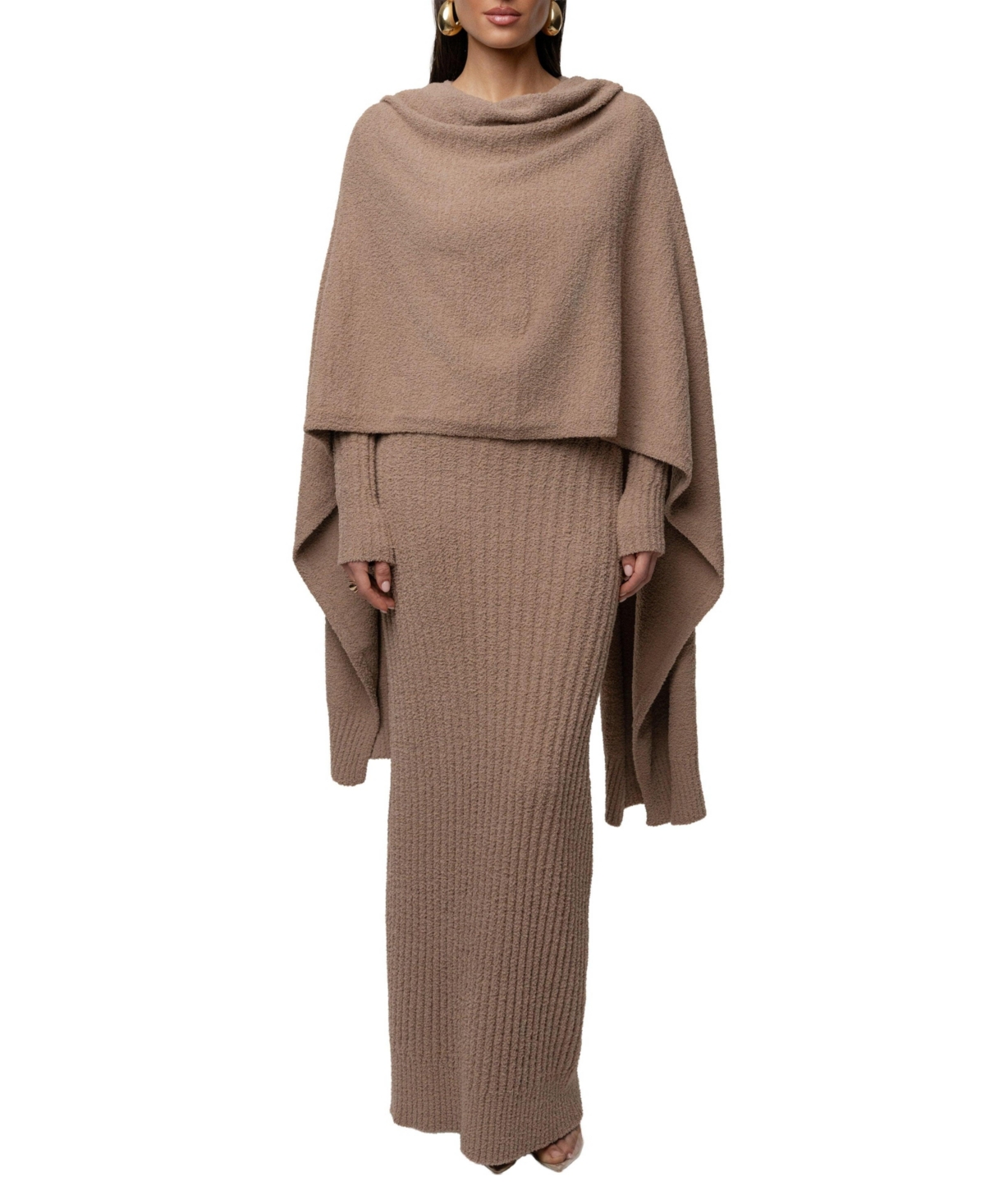 Click here for Jluxlabel Womens First Class Ribbed Maxi Dress - B... prices