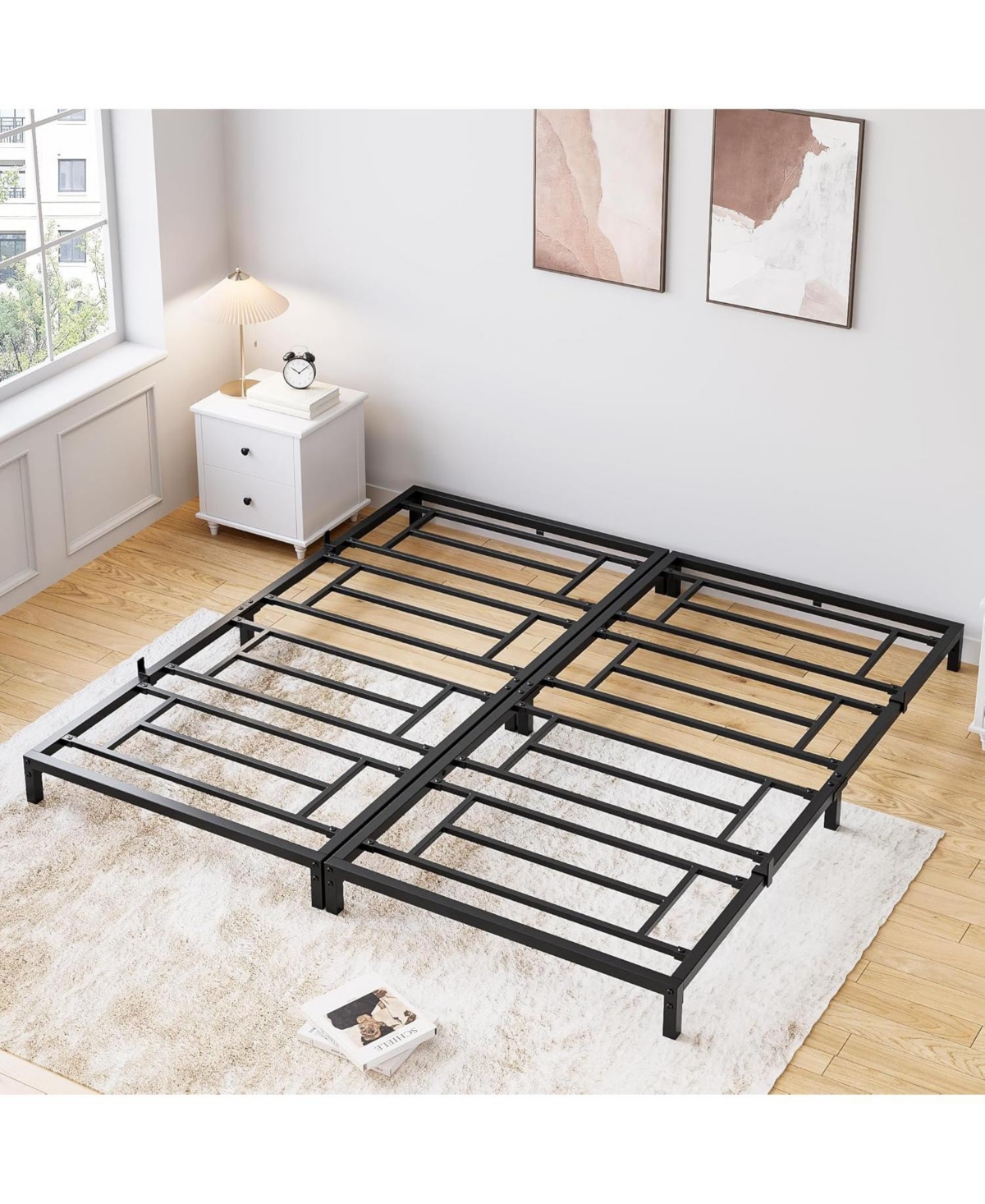 Click here for gaomon 8 in King Bed Frame  Heavy Duty Metal Platf... prices