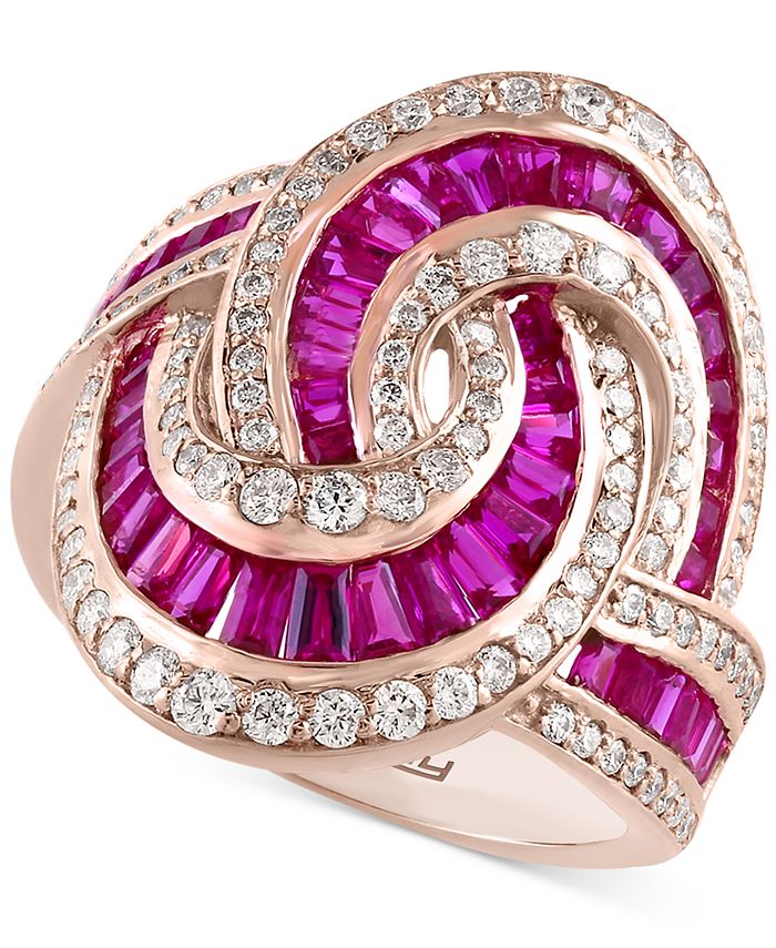 EFFY Collection Rosa by EFFY Ruby (3-1/2 ct. t.w.) and Diamond (3/4 ct ...