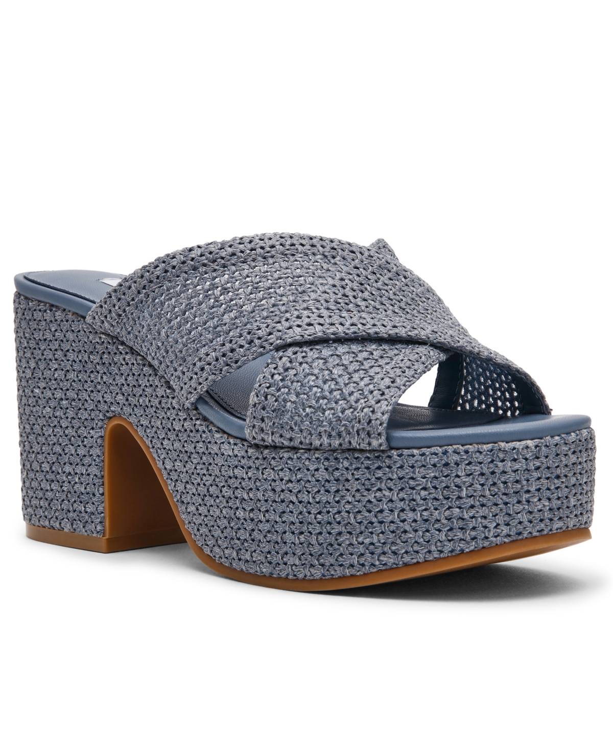 Click here for Steve Madden Womens Truthful Crossband Platform Sa... prices