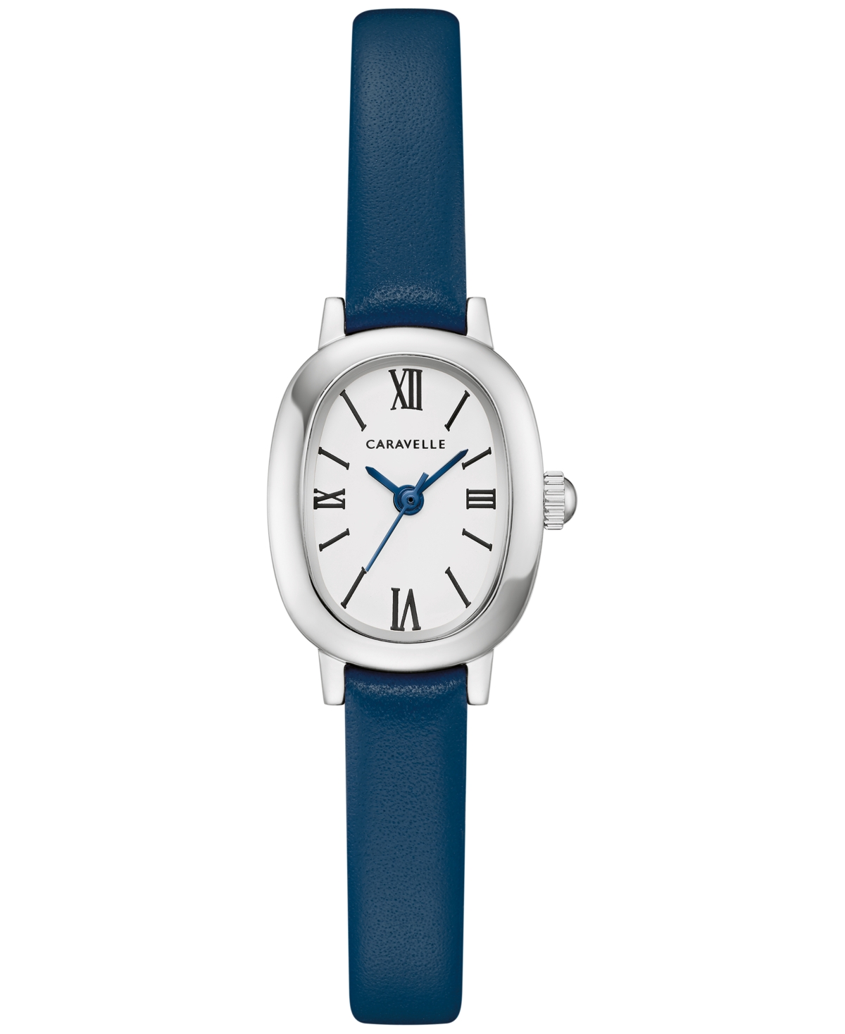 Click here for Caravelle Womens Classic Blue Leather Strap Watch... prices