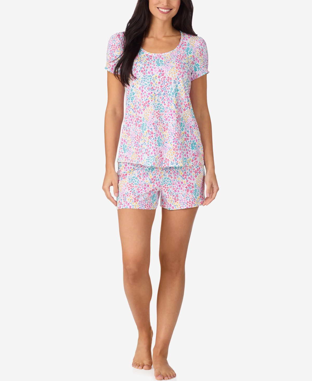 Click here for Cuddl Duds Womens Short-Sleeve Top & Boxers  2-Pie... prices