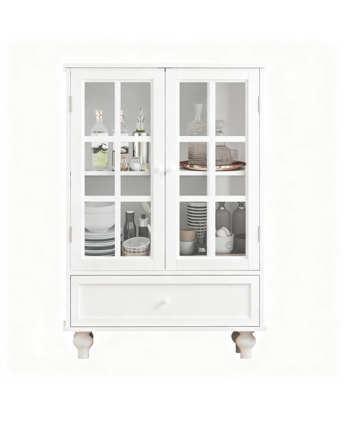 Click here for Yigii 36" Kitchen Sideboard Cabinet with Glas... prices