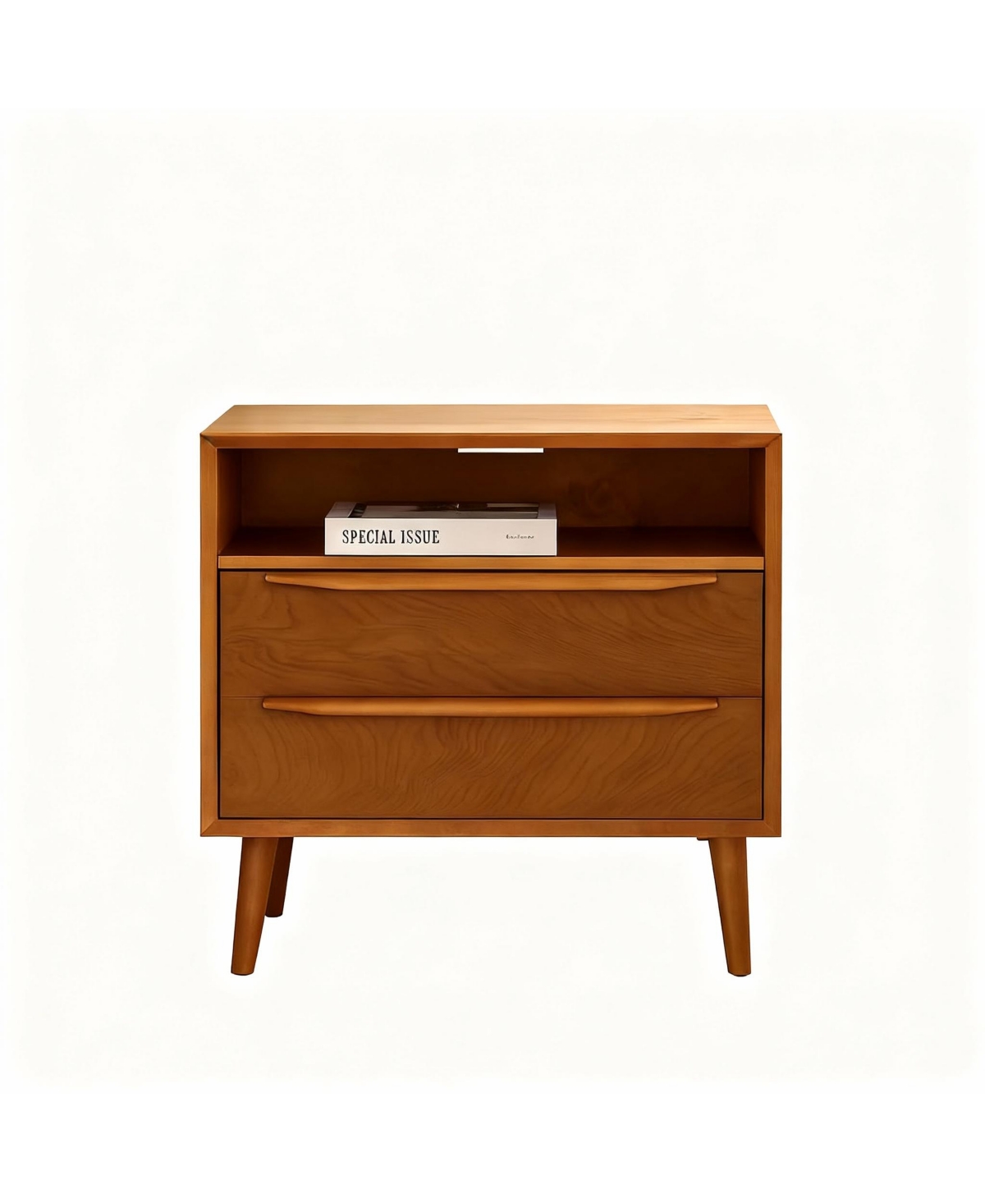 Click here for Yigii Mid-Century Modern 2-Drawer & Open Shelf End... prices