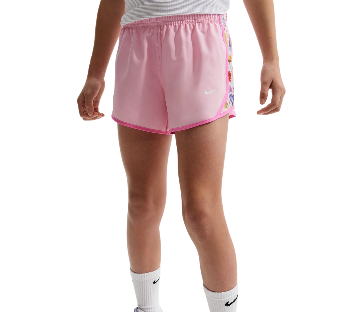 Click here for Nike Girls 7-16 Tempo Dri-fit Running Shorts - Sof... prices