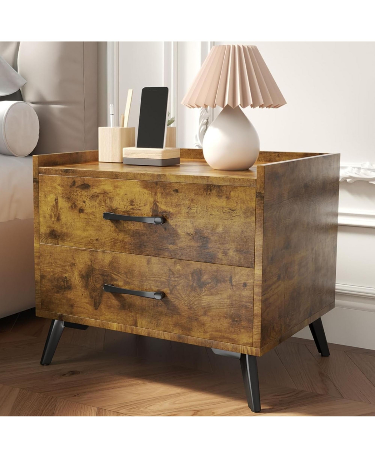 Click here for Rainsken Retro Nightstand  Minimalist End Side Tab... prices