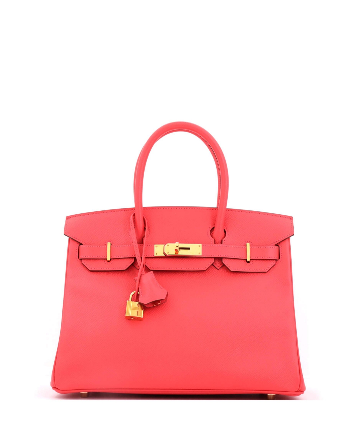 Click here for Pre-Owned HERMES Birkin 30 Handbag Red Epsom with... prices