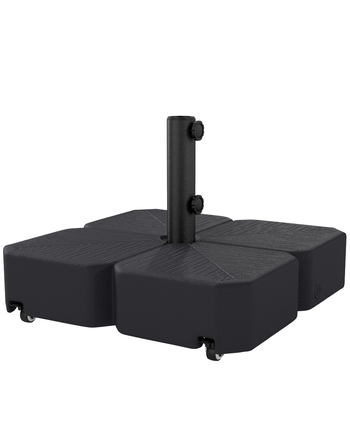 Click here for Outsunny Patio Umbrella Base with Wheels for 1.5&#... prices