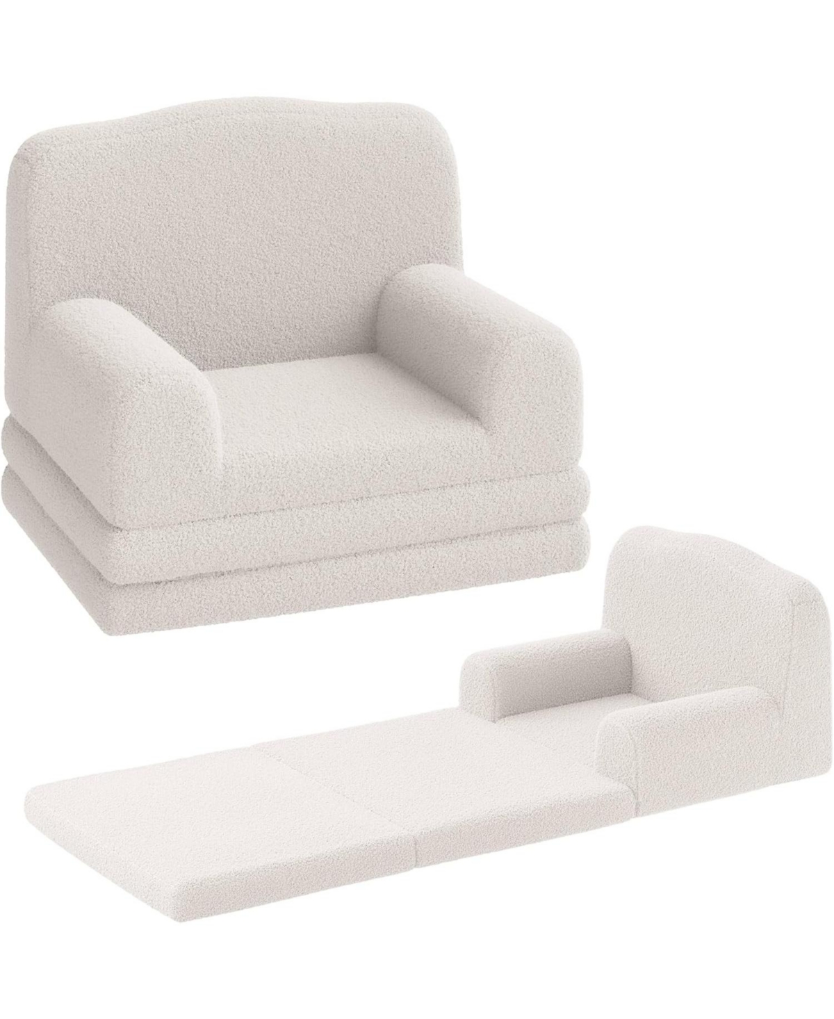 Click here for gaomon Kids Couch  2-in-1 Comfy Toddler Couch Fold... prices