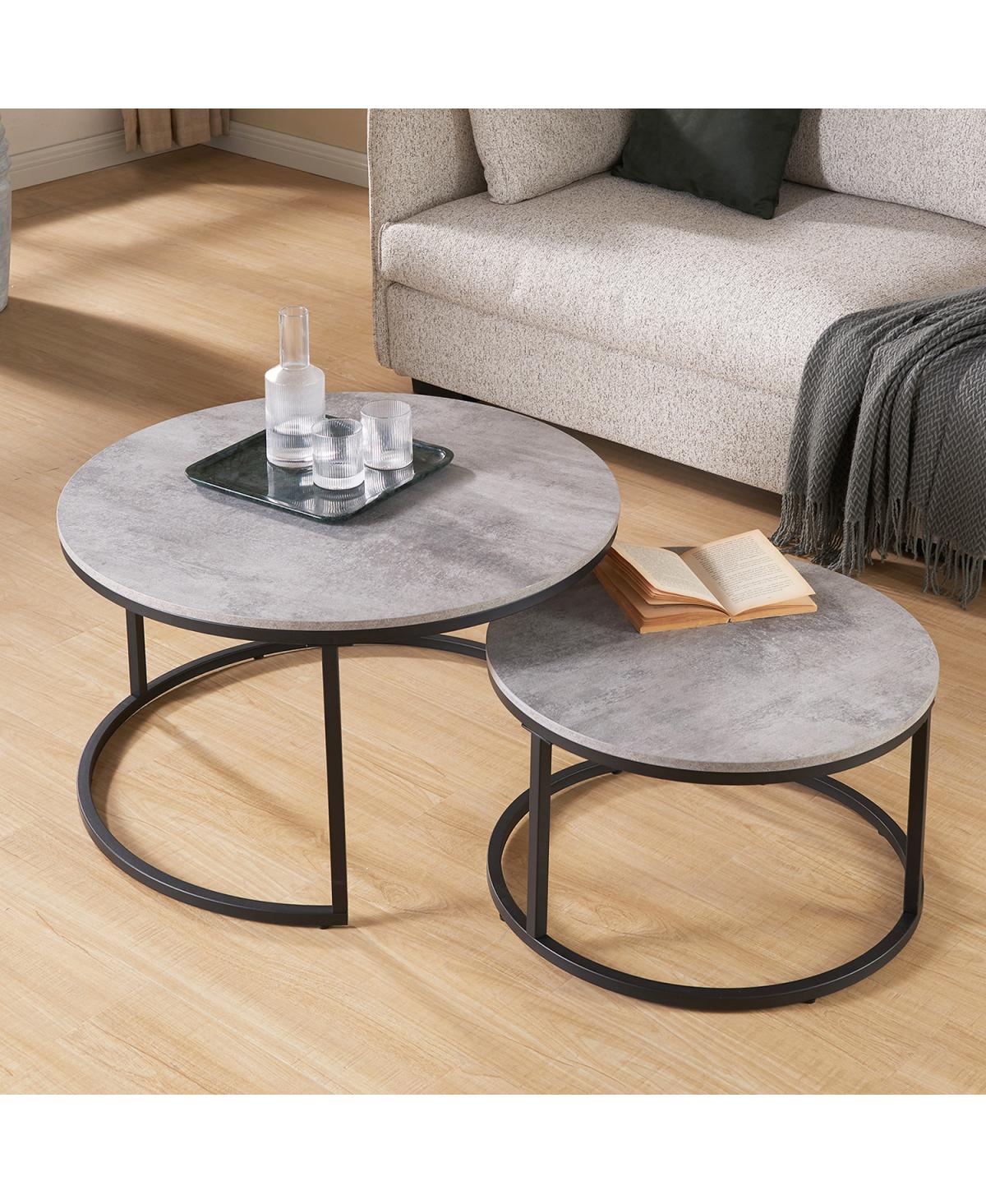 Click here for Streamdale Furniture Round Nesting Coffee Table Se... prices