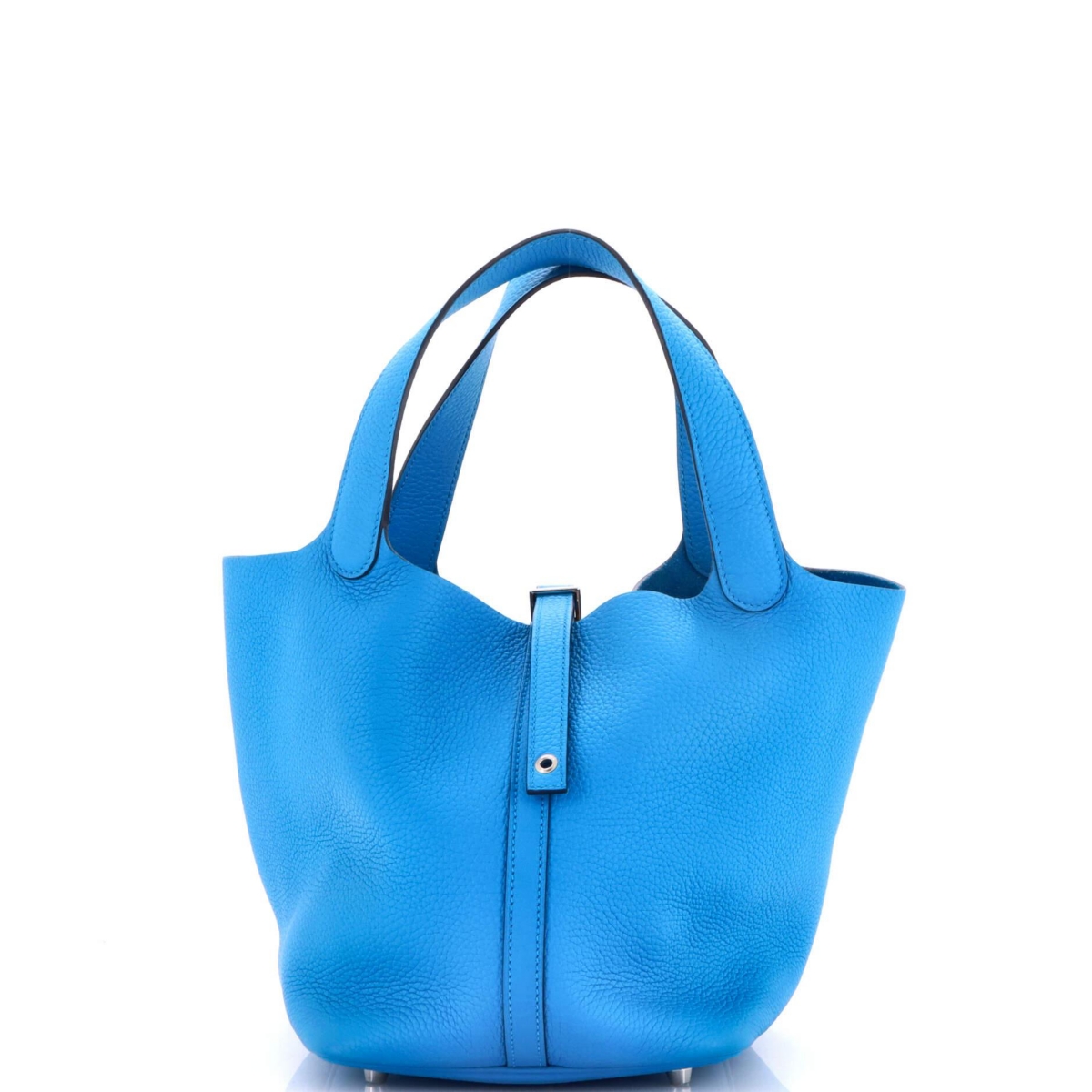Click here for Pre-Owned HERMES Mm Picotin Lock Bag Clemence - Bl... prices