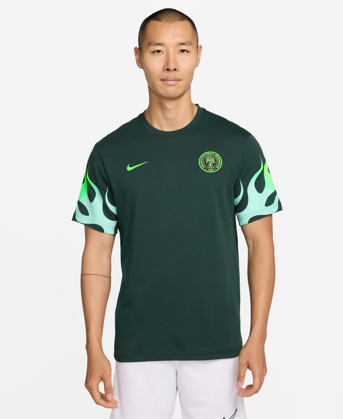 Click here for Nike Mens Nigeria Primary Dri-fit Soccer Graphic T... prices