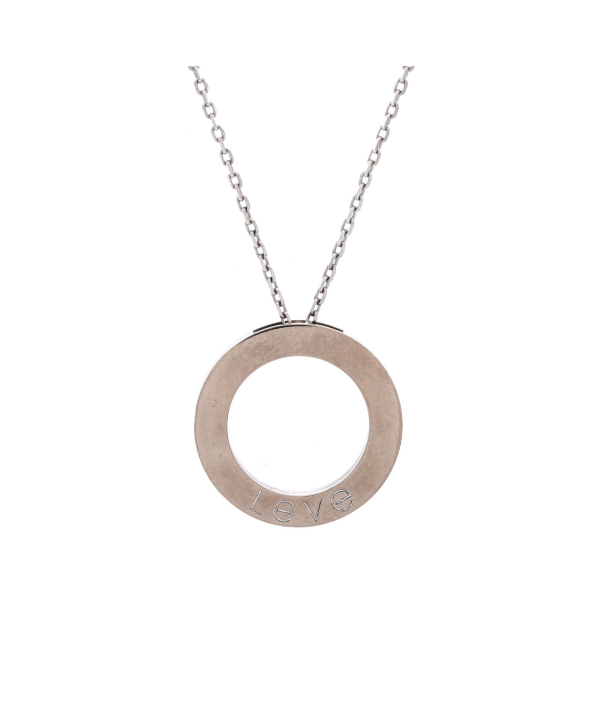 Click here for Pre-Owned Cartier 3 Diamonds Love Pendant Necklace... prices