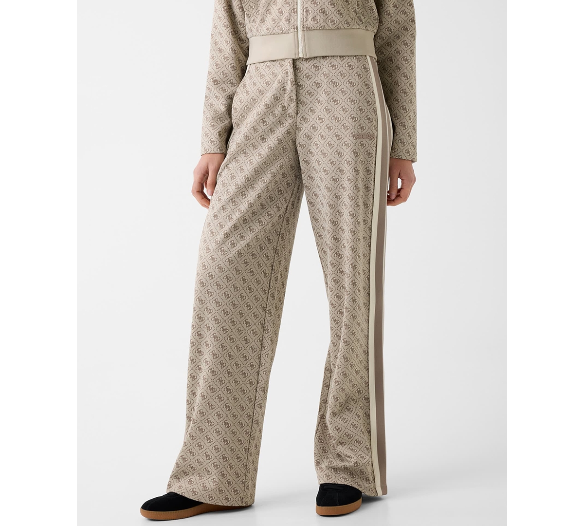 Click here for Guess Womens Jacquard Straight Leg Pants - 4G Eleg... prices