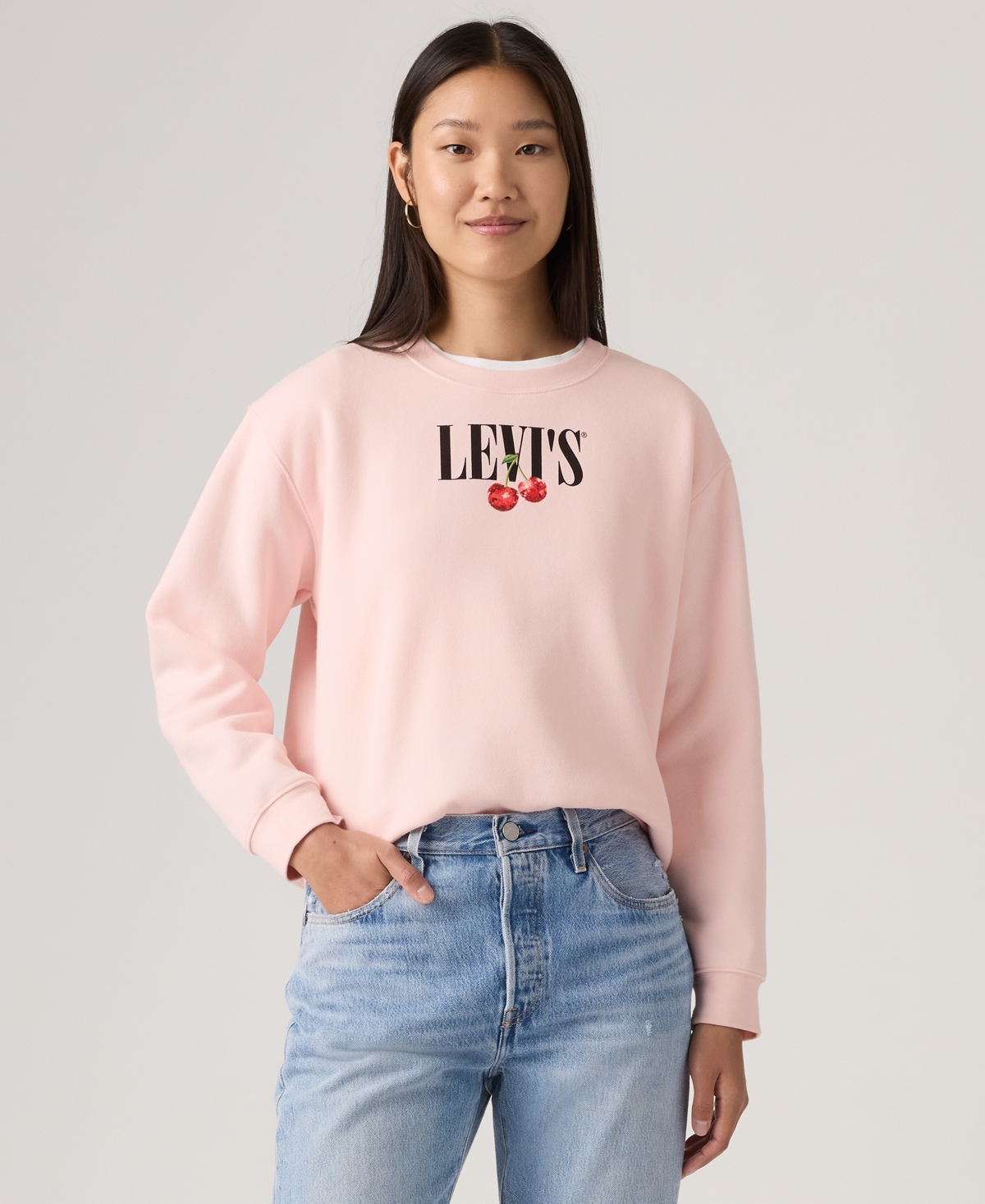 Click here for Levis Juniors Graphic Everyday Crewneck Sweatshirt... prices